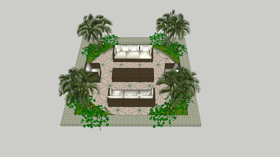Sunken Courtyard | 3D Warehouse