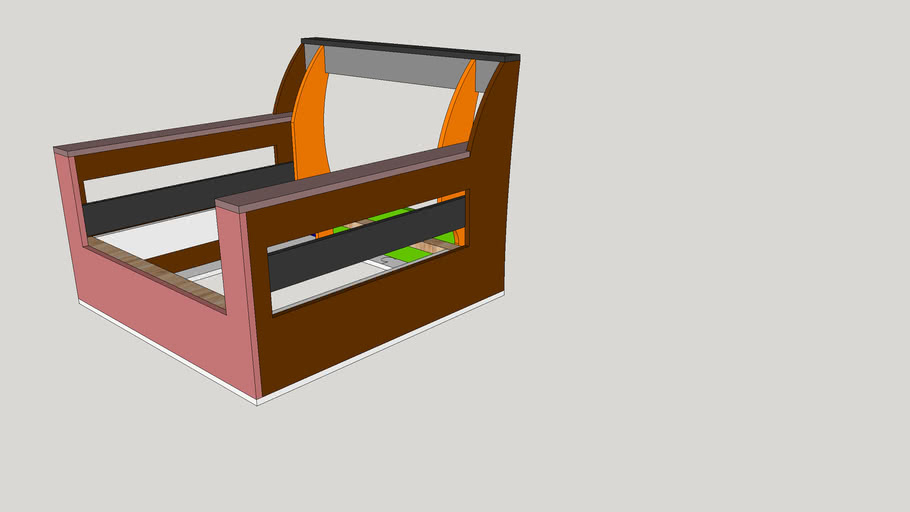 CNC upholstery chair Frame | 3D Warehouse