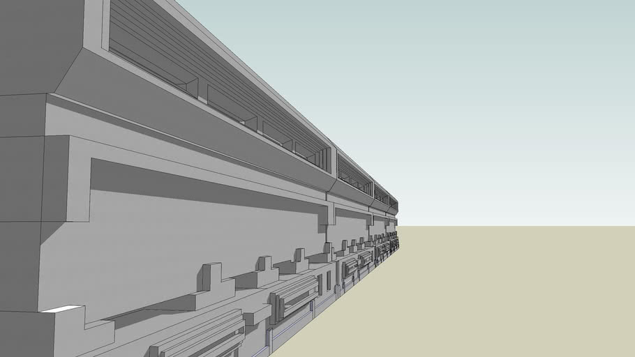 A Wall of newer Militariy Designs HEAVY FORTRESS WALL | 3D Warehouse