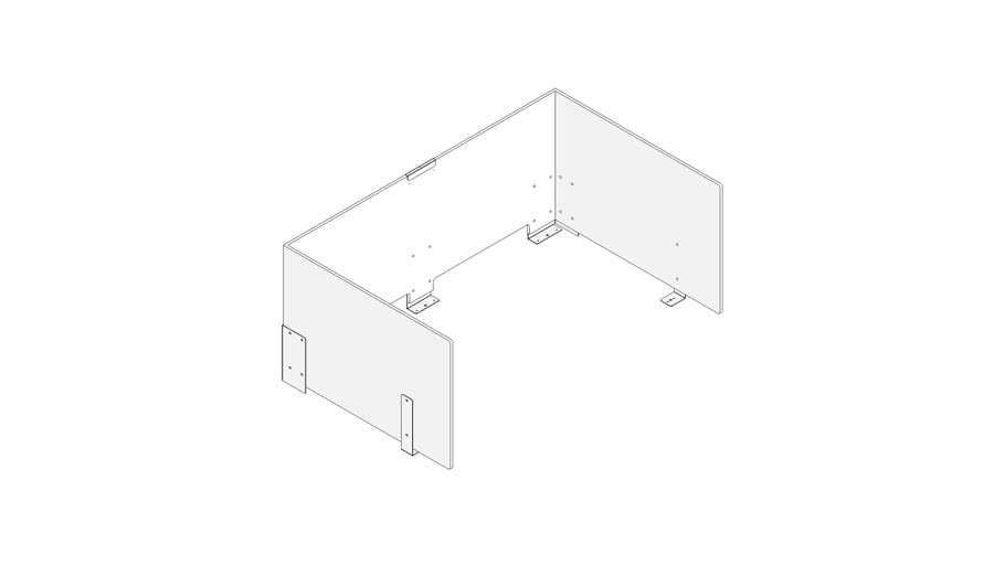 PET U Shape Screen | 3D Warehouse