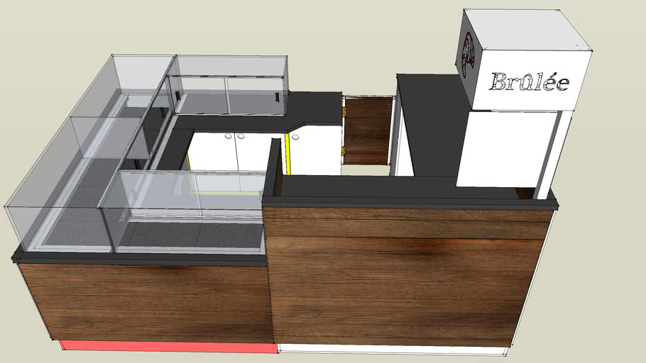 Modulo Isla Cafeteria | 3D Warehouse