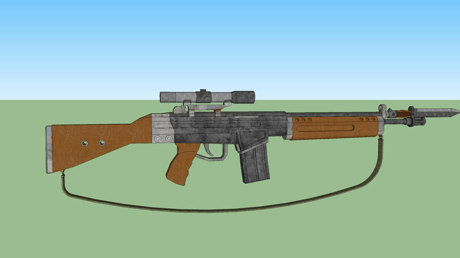 Modified R91 Assault Rifle | 3D Warehouse