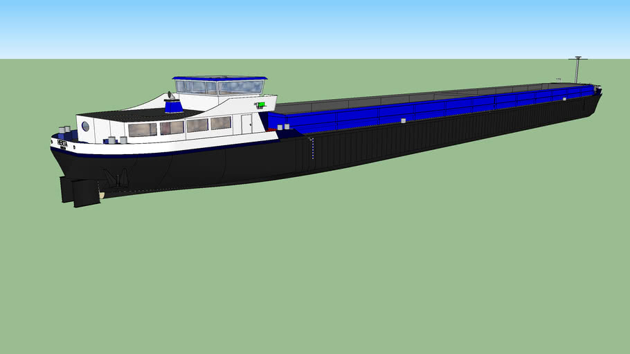 Inland waterway vessel | 3D Warehouse