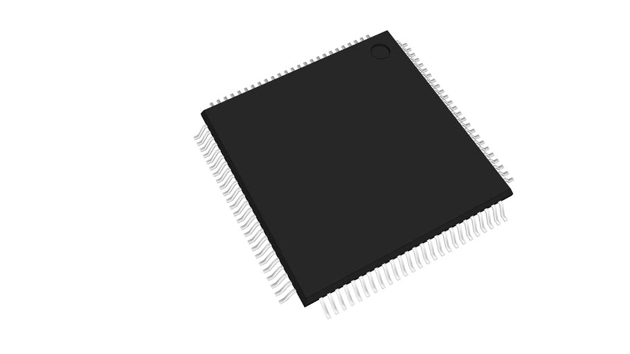 LQFP-100 | 3D Warehouse