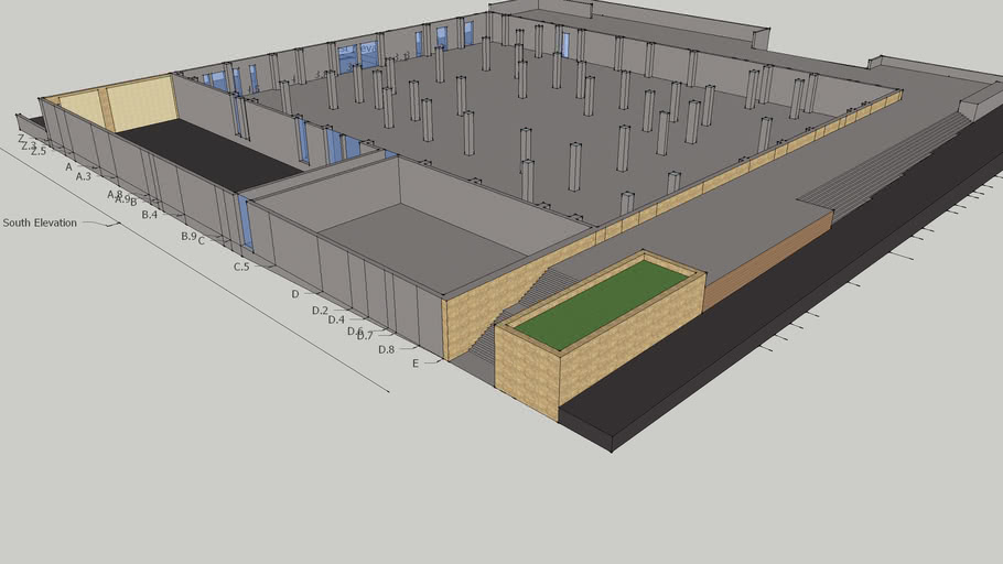 Federal Courthouse Basement | 3D Warehouse