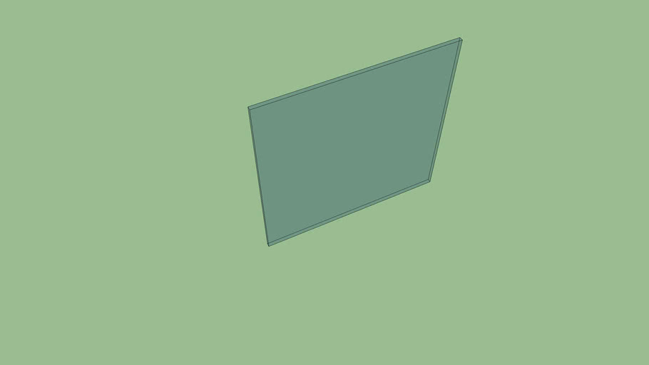 Glass Panel 16x16 | 3D Warehouse