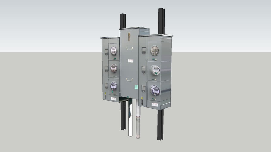 Six Meter Electrical Panel | 3D Warehouse