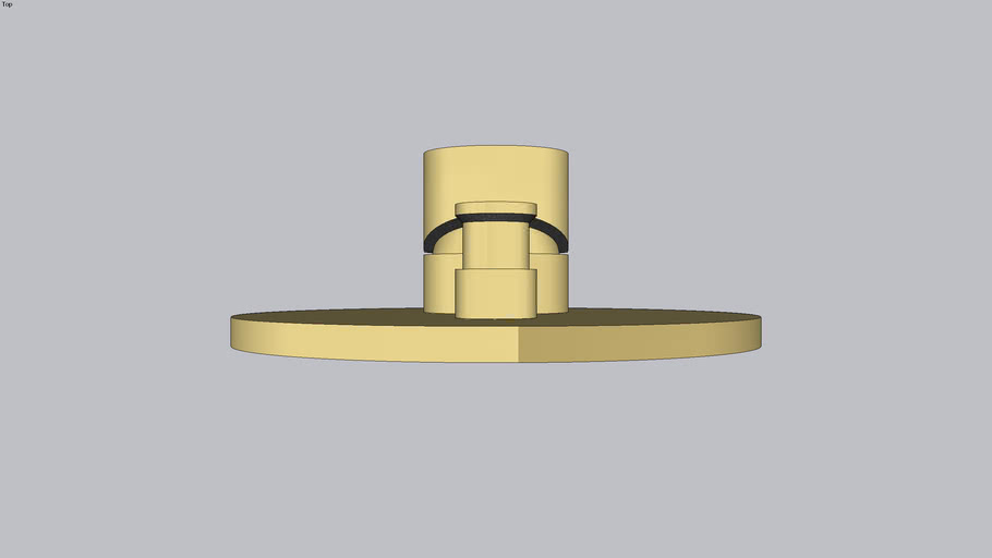 brass gold handle | 3D Warehouse