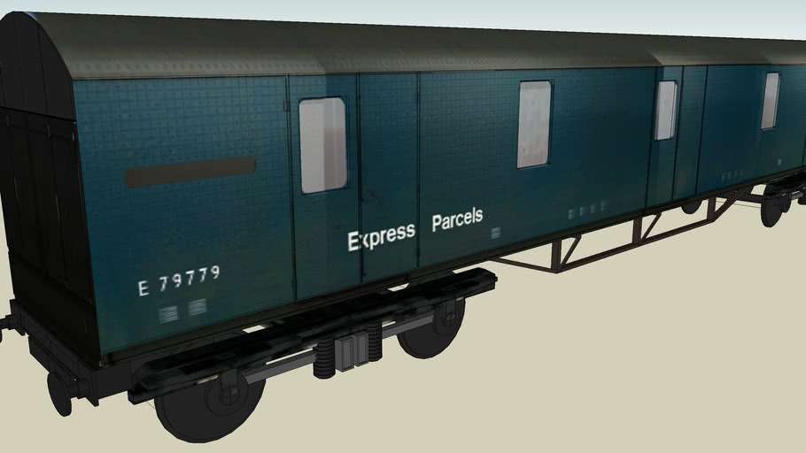 Express Parcels Coach | 3D Warehouse