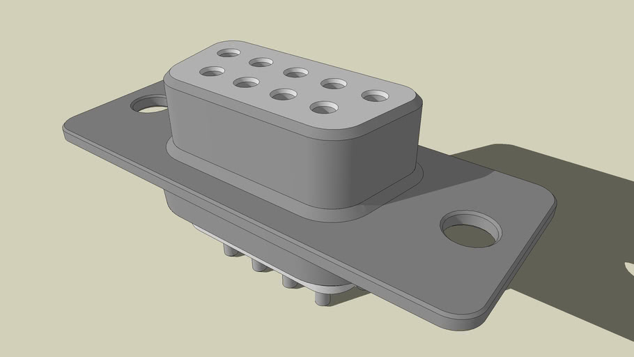 DB9 FEMELLE | 3D Warehouse