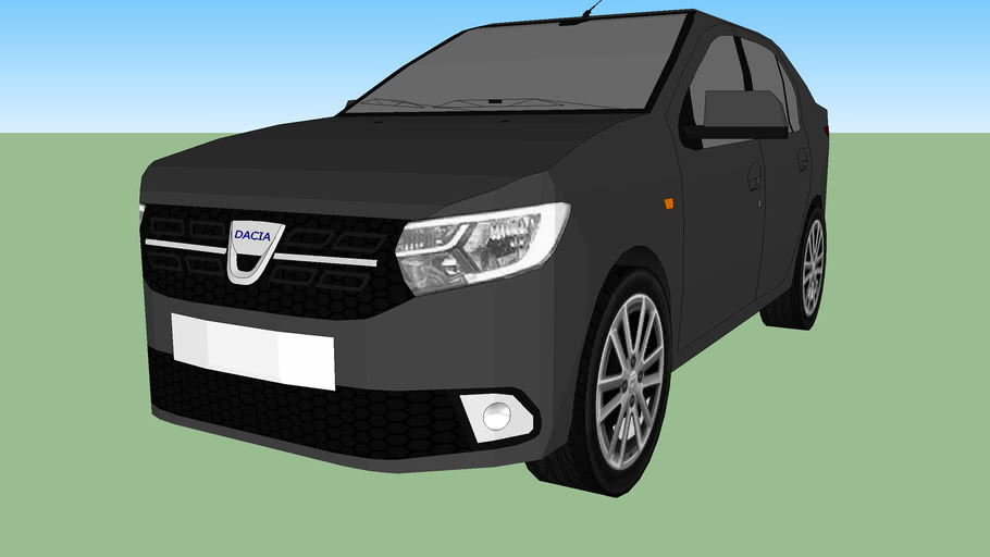 Dacia Logan facelift | 3D Warehouse
