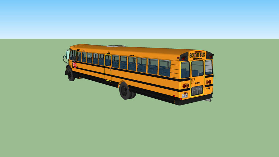 1996 Thomas Vista school bus | 3D Warehouse