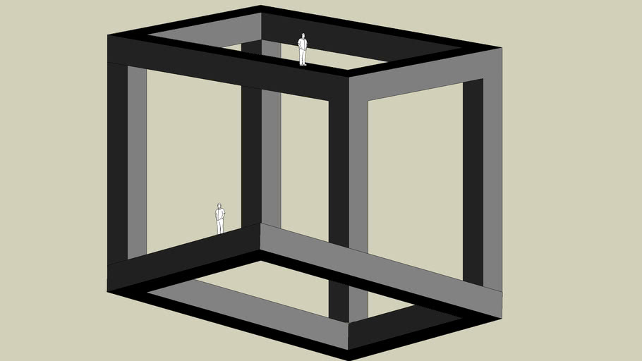 Impossible cube | 3D Warehouse