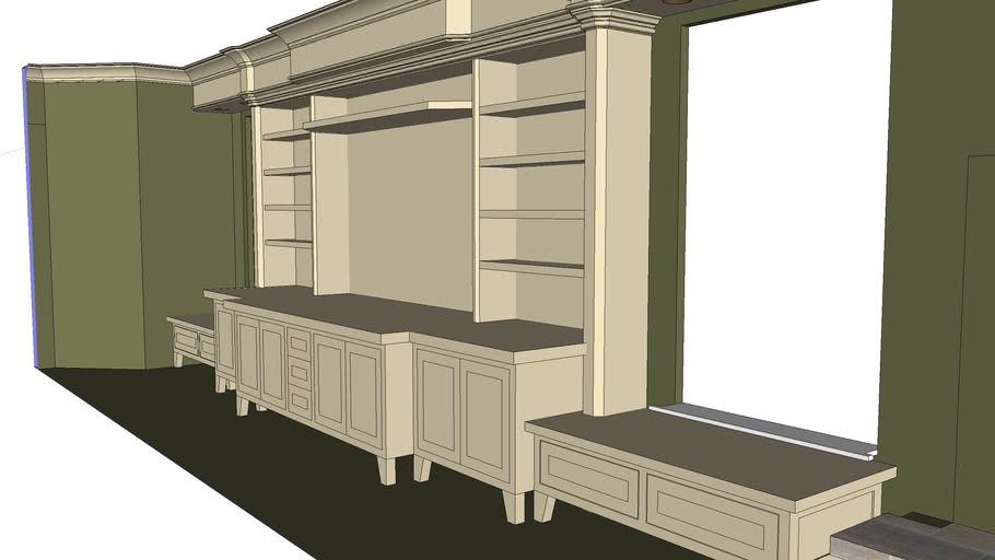 TV Unit | 3D Warehouse