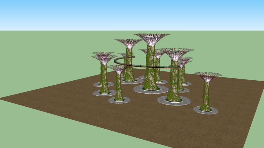 metal trees | 3D Warehouse