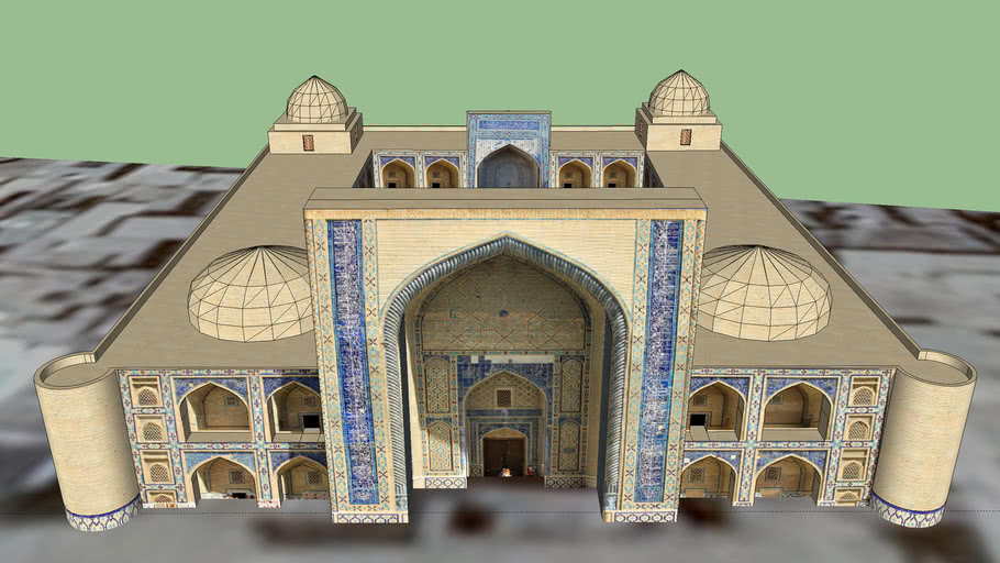 Ulugh Beg Madrasa Bukhara | 3D Warehouse