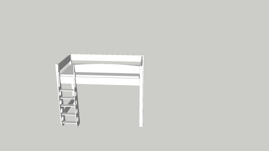 Single bunk bed BASIC | 3D Warehouse
