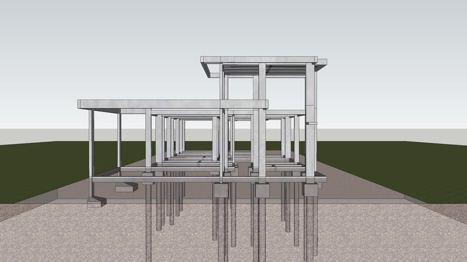 RESIDENCIA SB07 - ESTRUTURA - 3D | 3D Warehouse