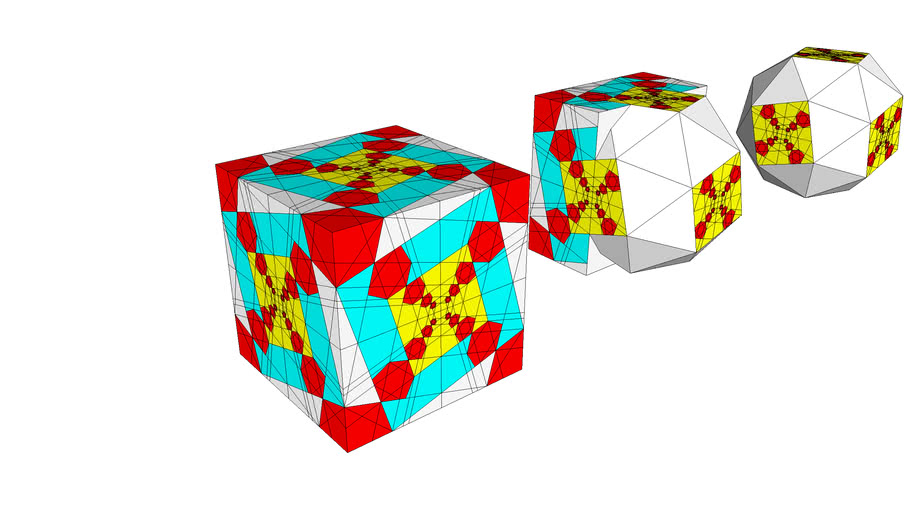 PATTERN SNUB CUBE | 3D Warehouse