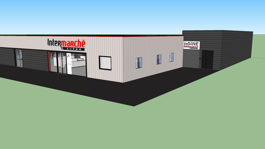 Intermarché super | 3D Warehouse