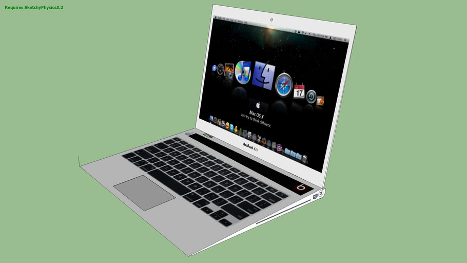 Apple MacBook Air 5g | 3D Warehouse