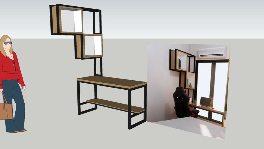 WORKING TABLE, MEJA KERJA | 3D Warehouse