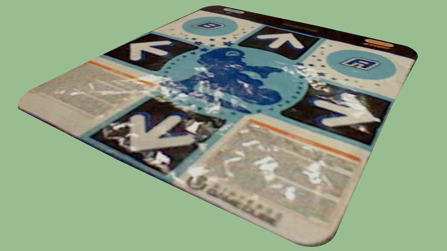 Dance Dance Revolution Mario Mix Mat | 3D Warehouse