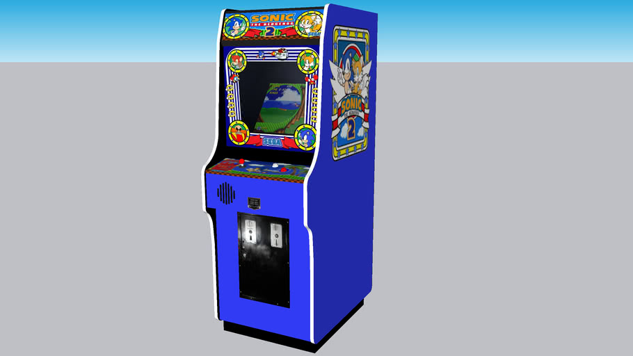 Sonic the Hedgehog 2 arcade game | 3D Warehouse