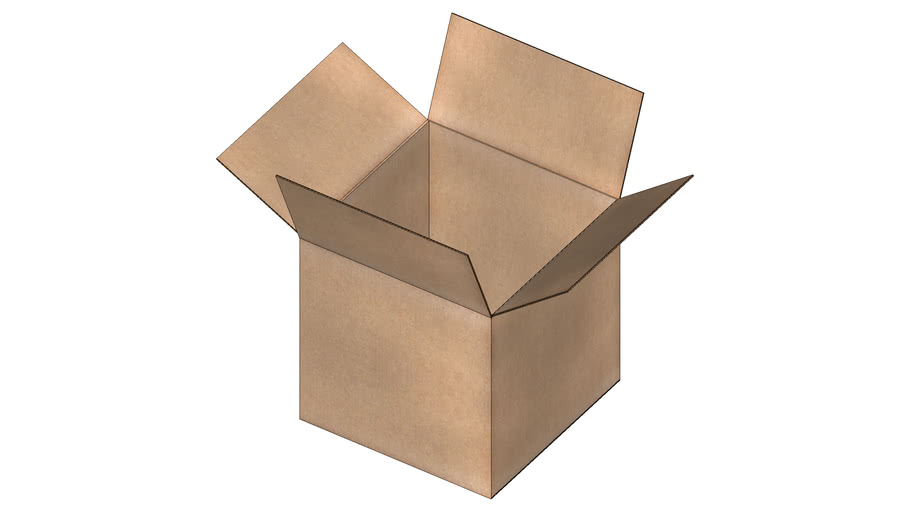 Cartoon Box Textured | 3D Warehouse