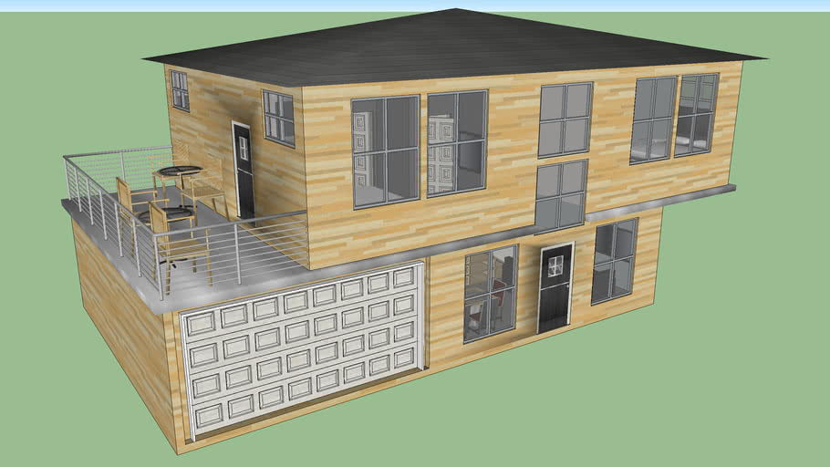 Cantilever House | 3D Warehouse