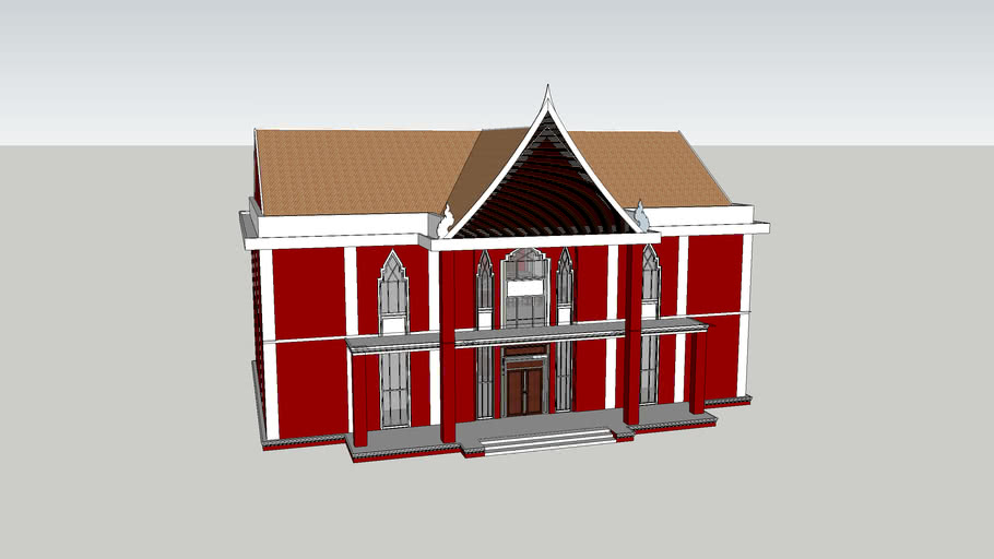 Khmer Library Concept ( Royal University of Fine Arts ) | 3D Warehouse