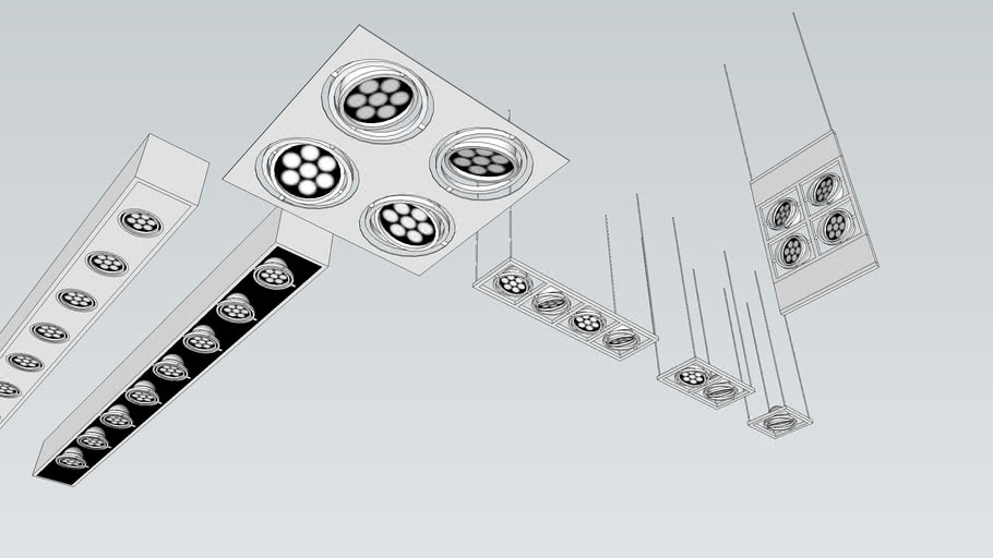 led lights in frames | 3D Warehouse