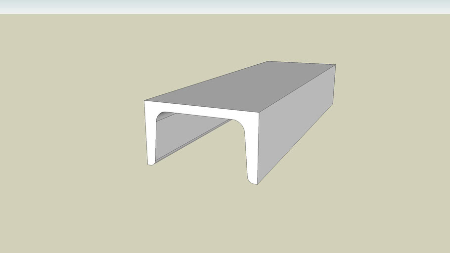 Steel Profile UNP 80 | 3D Warehouse
