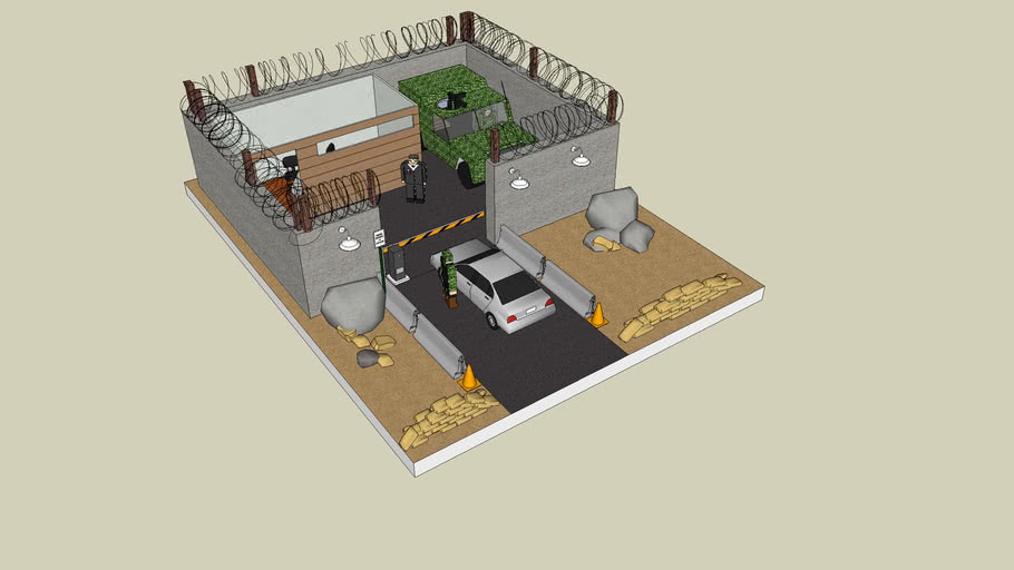 NTO army outpost/bunker | 3D Warehouse