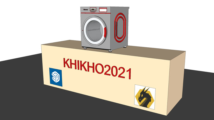 Automatic washing machine | 3D Warehouse