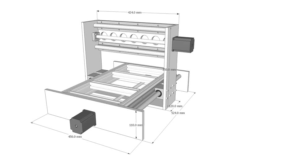 Homemade CNC router | 3D Warehouse