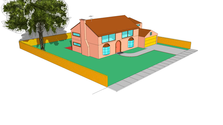 Casa de los simpson | 3D Warehouse