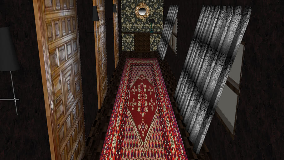 Manor Corridor (9Mb) | 3D Warehouse