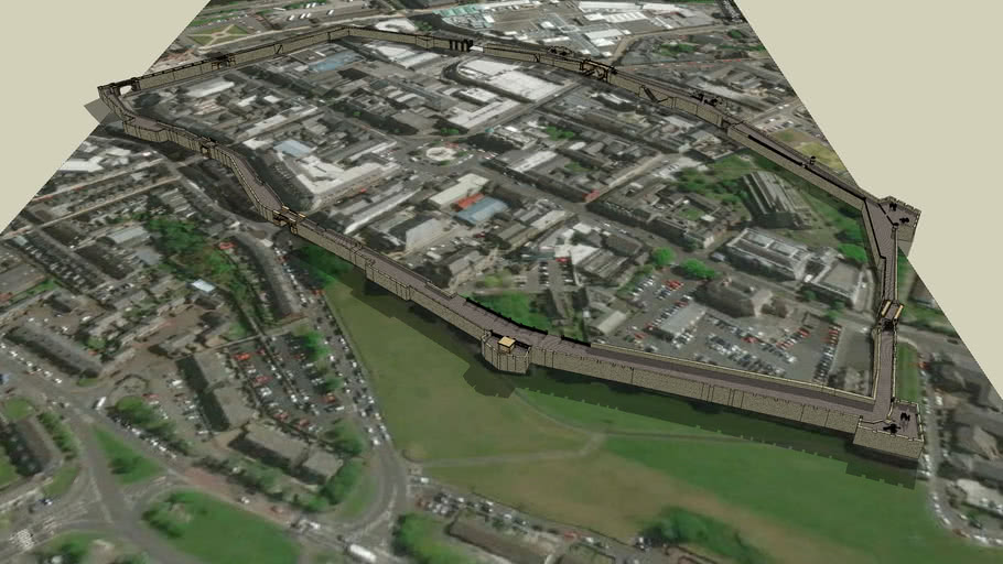 Derry / Londonderry Walls | 3D Warehouse