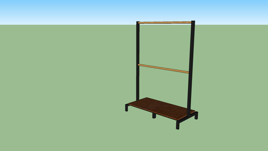 arara de roupas | 3D Warehouse