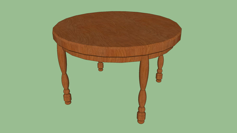 Round Dining Table | 3D Warehouse