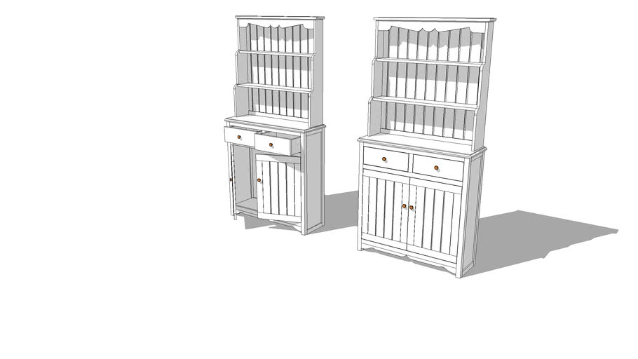 VINTAGE COUNTER CABINET | 3D Warehouse