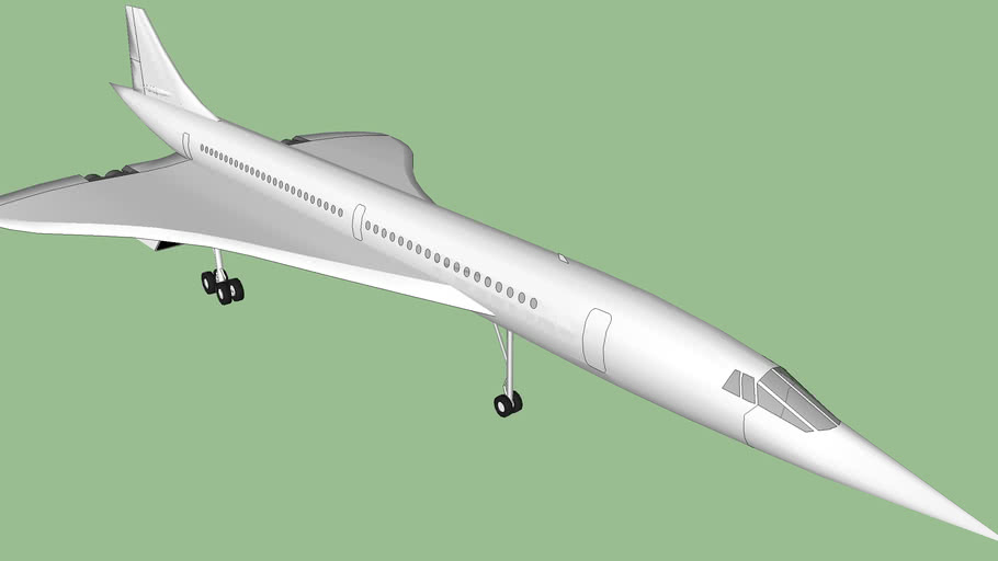 concorde template | 3D Warehouse