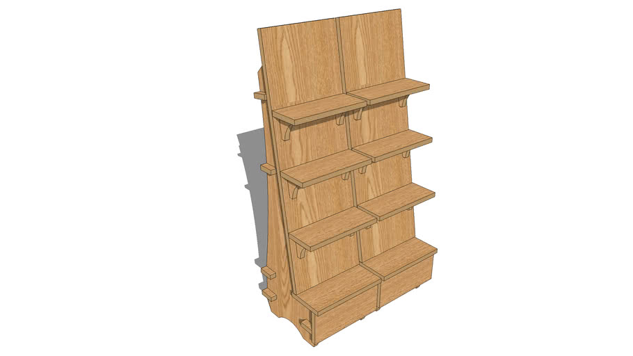 Book Rack | 3D Warehouse