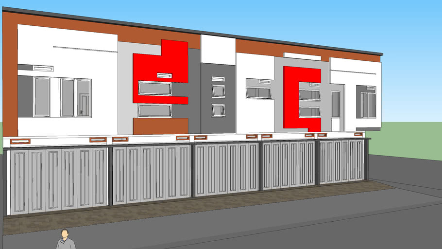 Ruko Modern 5 Petak | 3D Warehouse