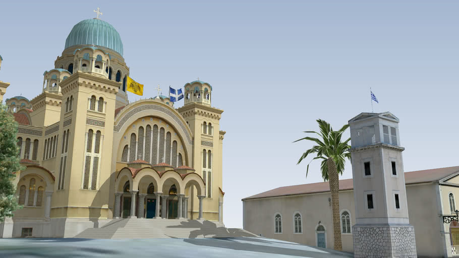Άγιος Ανδρέας, Πάτρα - Agios Andreas, Patra | 3D Warehouse