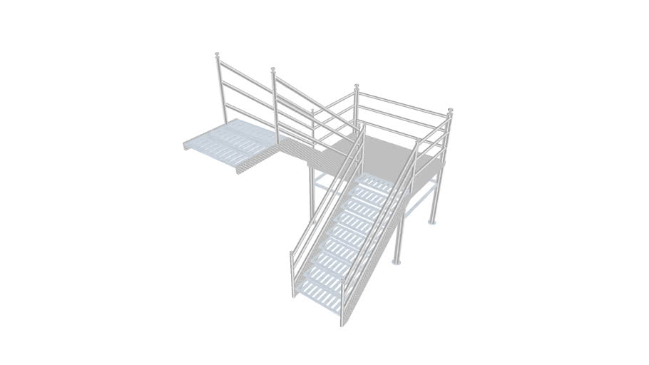 Metal Stair | 3D Warehouse
