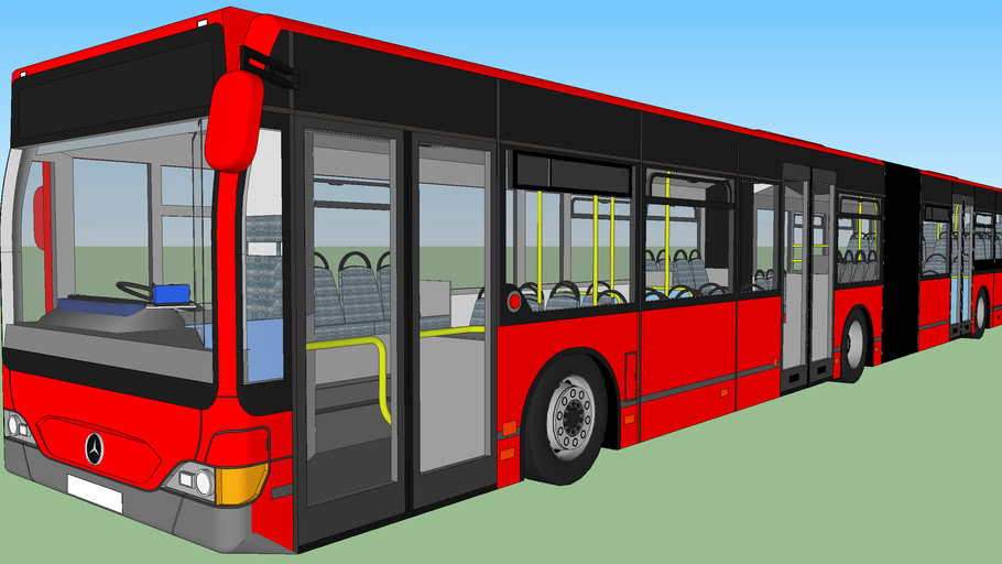 Mercedes - Bendy Bus (London, UK) | 3D Warehouse