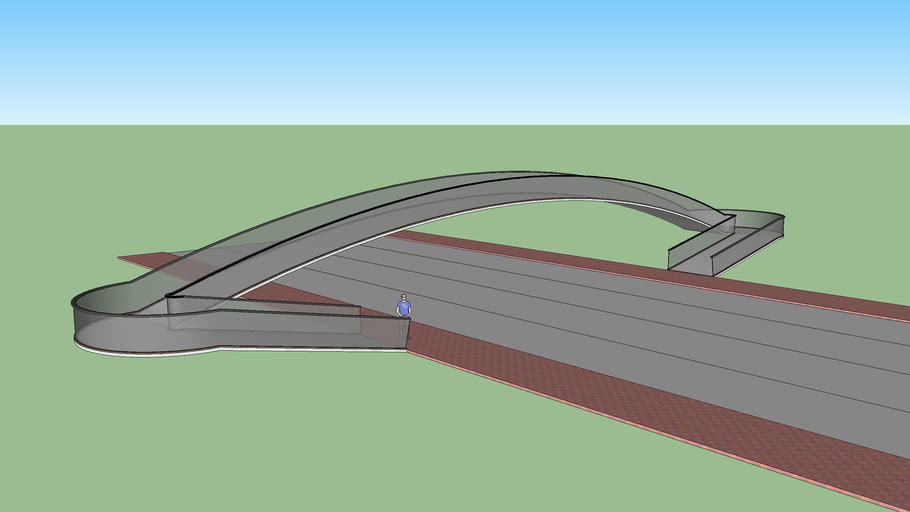 Pedestrian bridge | 3D Warehouse
