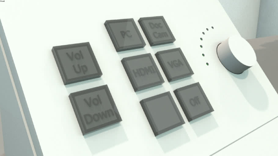 AMX Massio Keypad | 3D Warehouse